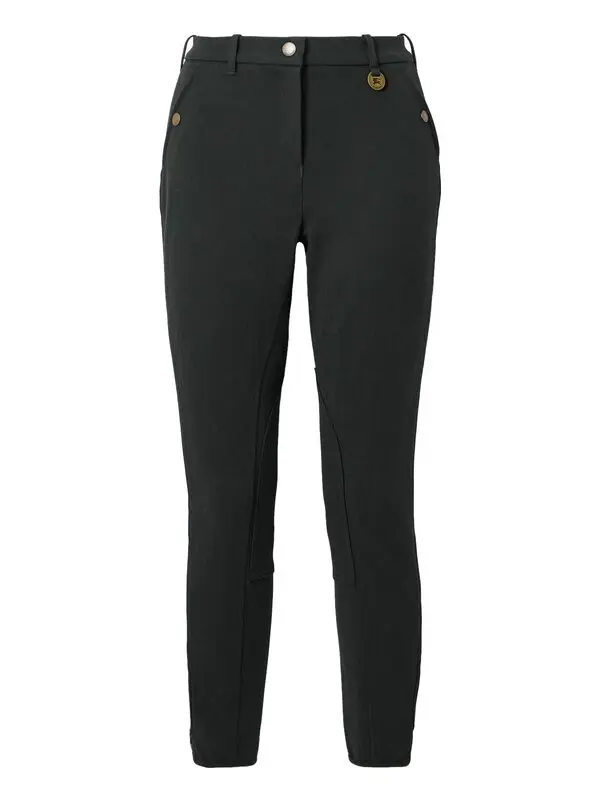 Burberry Stretch-cotton Skinny Pants - Black