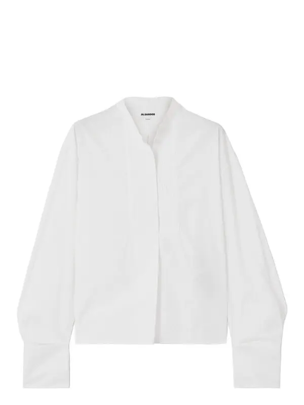 JIL SANDER Thursday Cotton-poplin Shirt - Neutrals