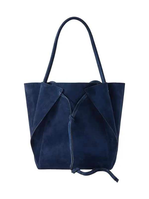 Gabriela Hearst Marija Suede Tote - Blue