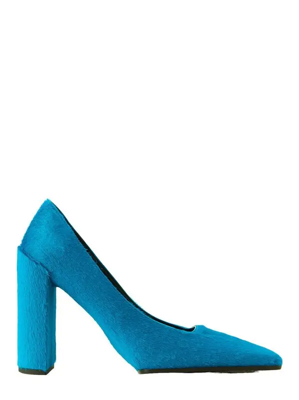 Alaïa 90 Calf Hair Pumps - Blue