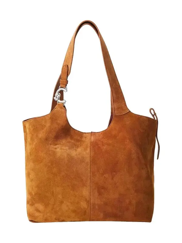 COCCINELLE Suede Shoulder Bag - Brown