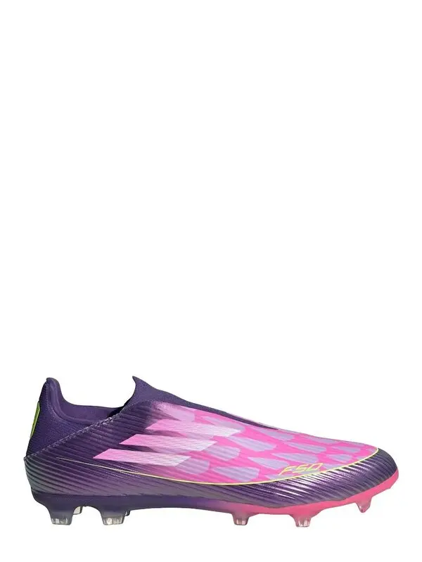 Adidas F50 League Laceless Fg/mg - Purple/footwear White/lucid Lemon