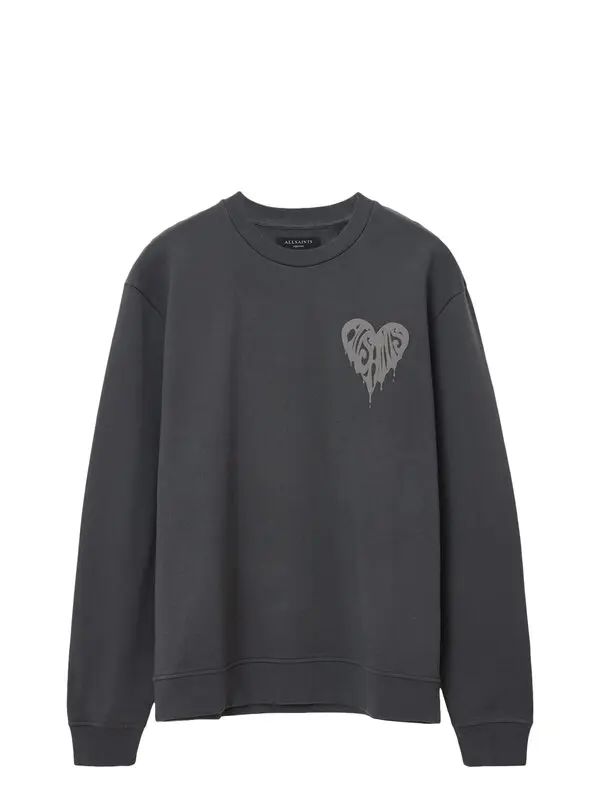 ALLSAINTS Cotton Trip Sweatshirt - Black
