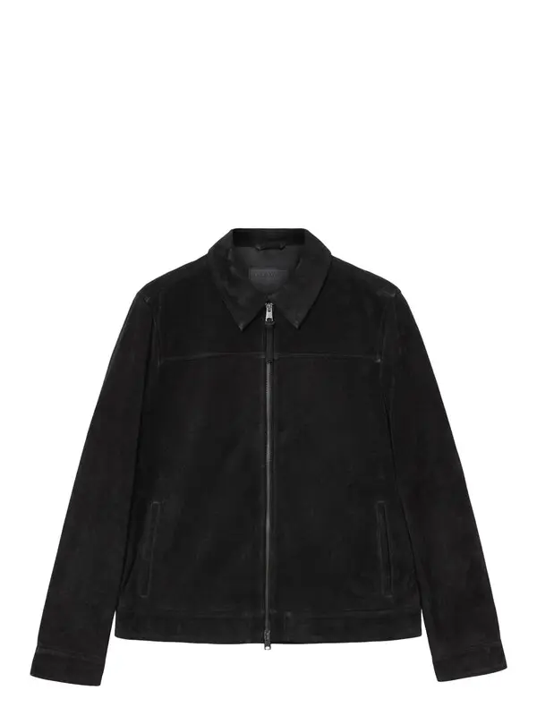 ALLSAINTS Suede Rhone Jacket - Black