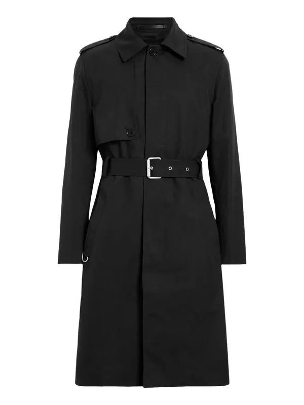 ALLSAINTS Cotton-blend Bastille Trench Coat - Black