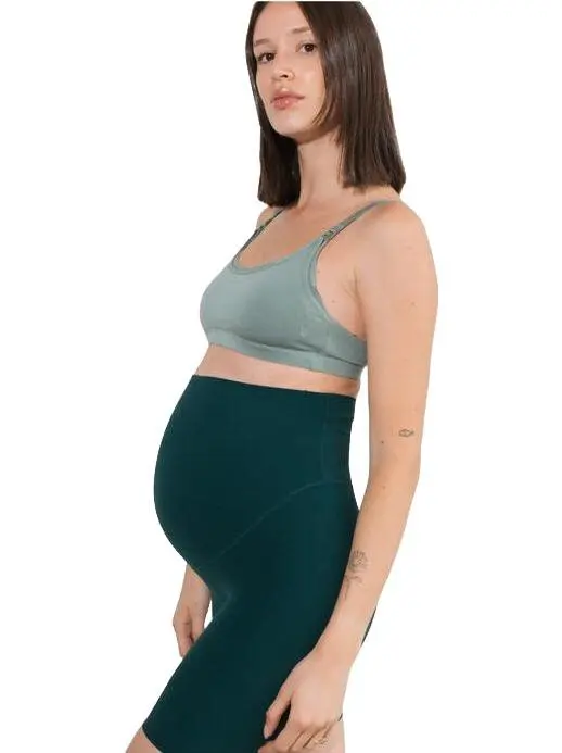 VITALITY Vital Maternity Scoop Bralette - Thyme