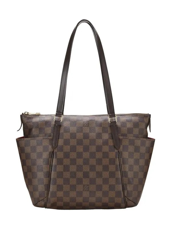 LOUIS VUITTON Damier Ebene Totally Nm Tote - Brown