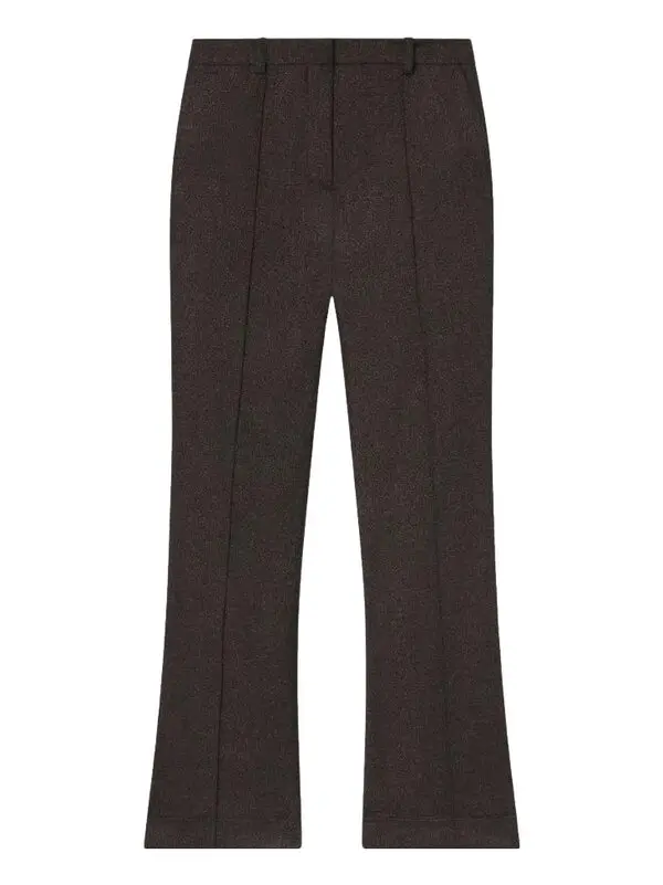 A.L.C. Max Wool Marled Tailored Pant - Ganache