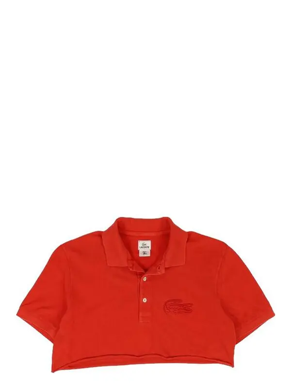Lacoste Vintage Cropped Polo - Red