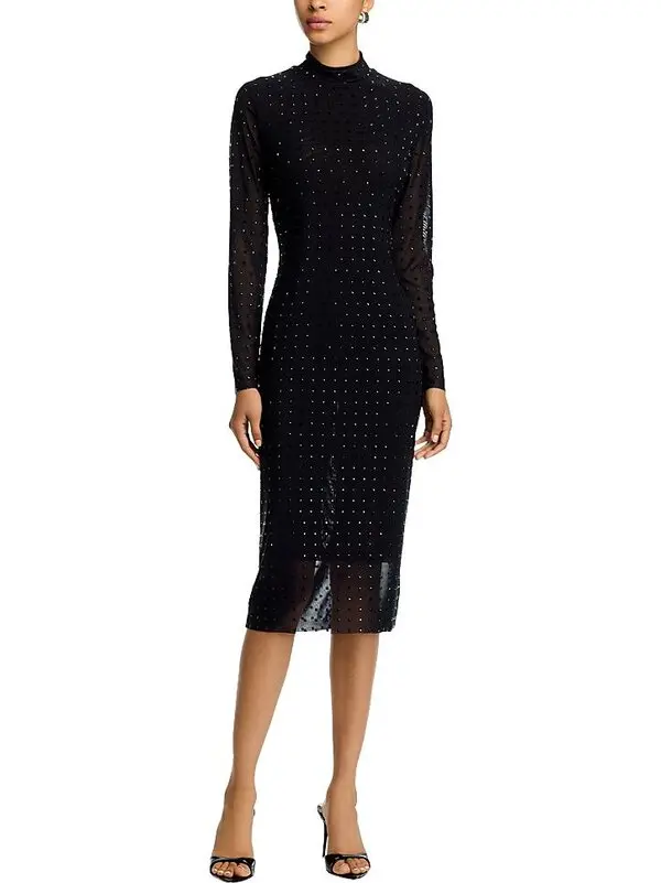 Steve Madden Krista Midi Dress - Black