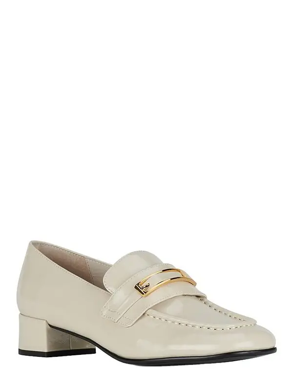 Jeffrey Campbell Book-smart Loafer Pumps - Ivory