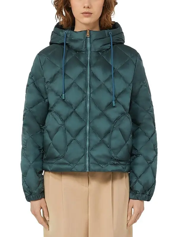 Max Mara Eris Quilted Jacket - Oil