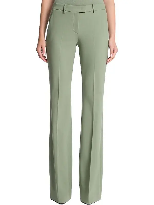 Michael Kors Haylee Stretch Wool Trousers - Celadon