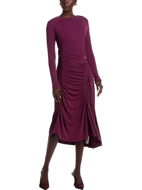 BOSS Ecamo Dress - Dark Purple
