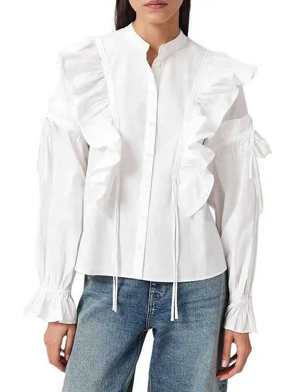 ALLSAINTS Lulu Shirt - Optic White