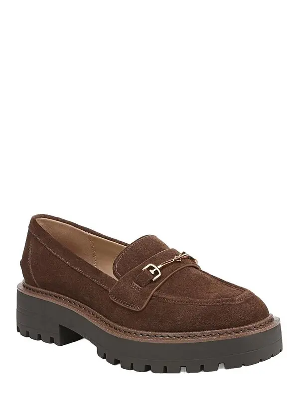 Sam Edelman Lea Loafer Flats - Mustang Brown