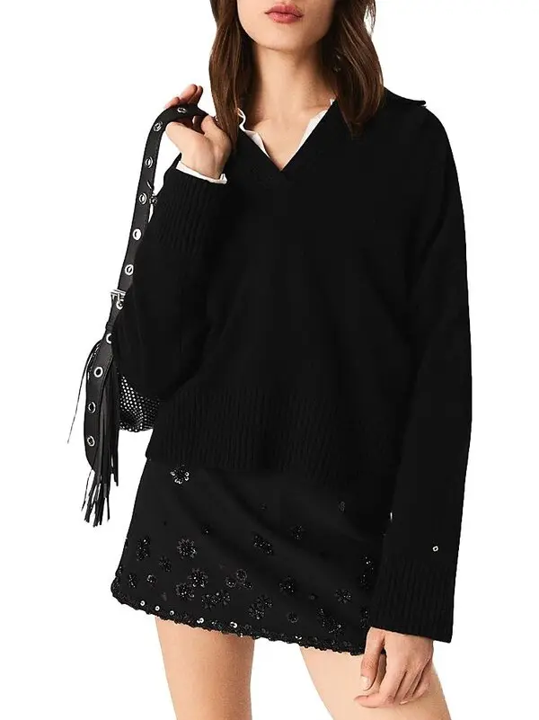 Maje Migona Sweater - Black