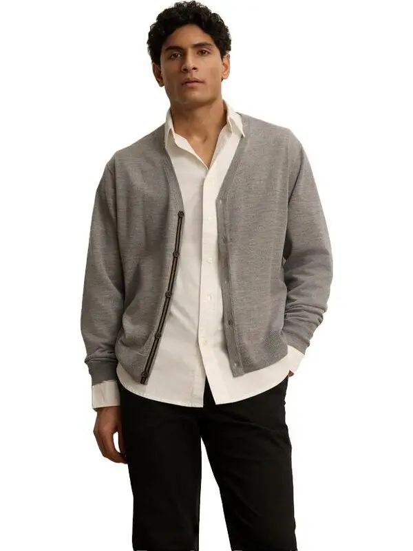 Velvet By Graham & Spencer Silvio Cardigan - Grey