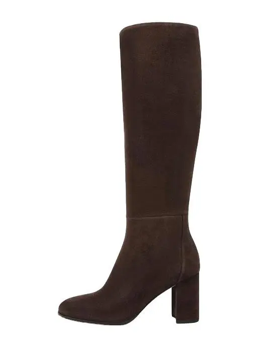 Vince Elora Suede Knee Boot - Brown