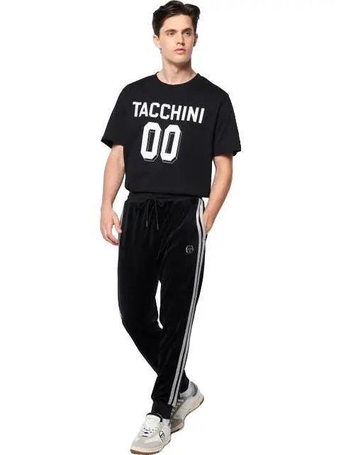 SERGIO TACCHINI Damarindo Velour Track Pant - Black Beauty