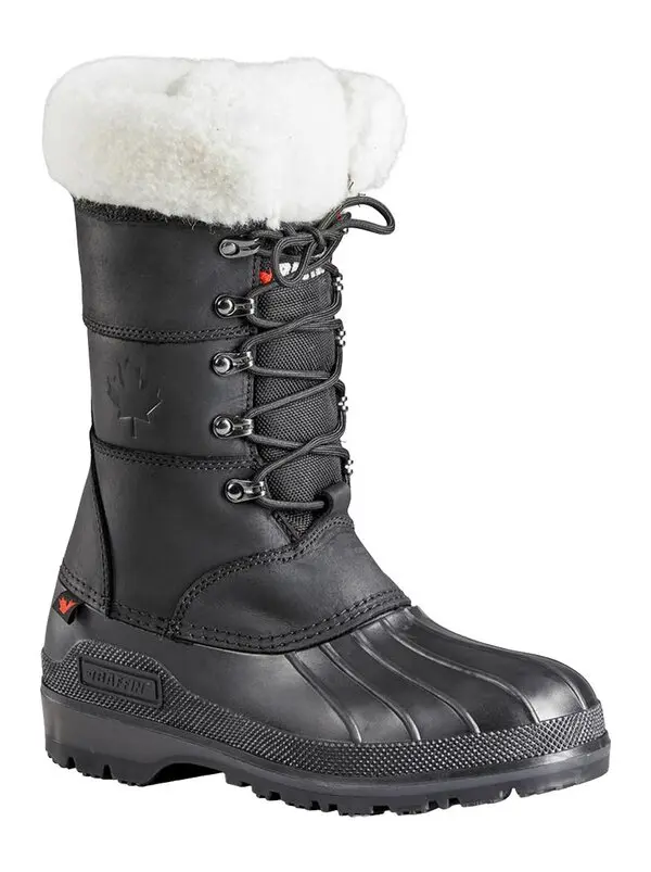BAFFIN Maple Leaf Waterproof Snow Boots - Black