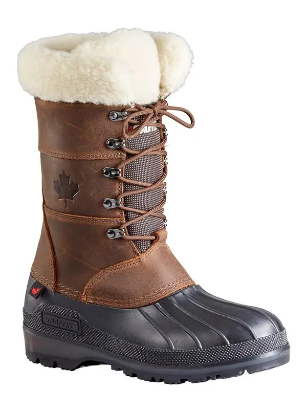 BAFFIN Maple Leaf Waterproof Snow Boots - Brown