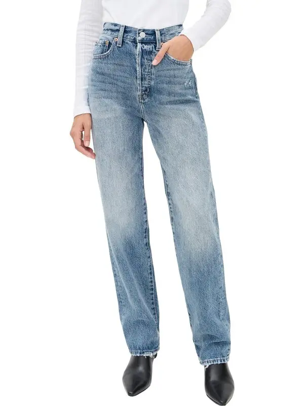 PISTOLA Cassie Straight Leg Jeans - Serpentine Vintage