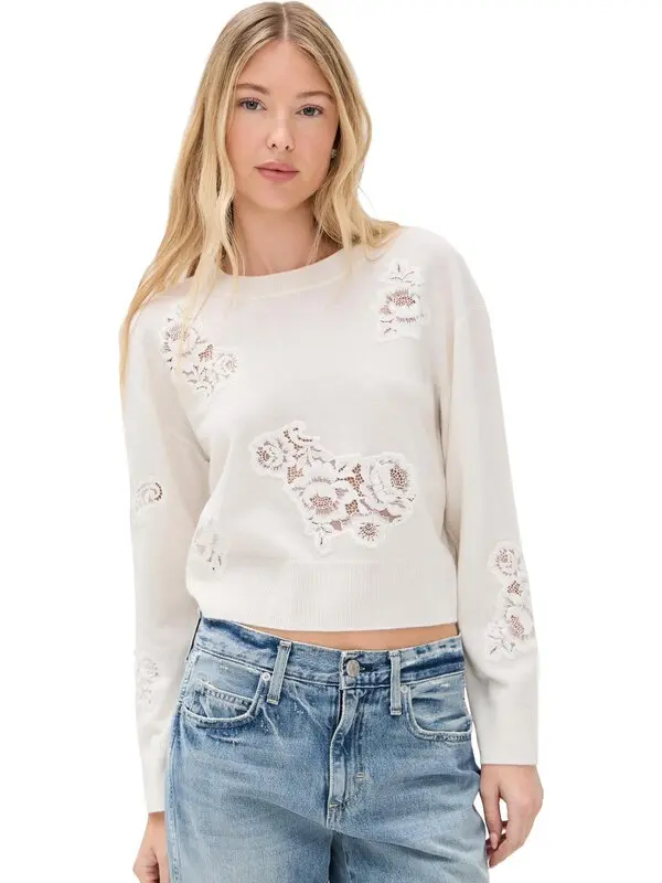 LoveShackFancy Lazuli Sweater - Ivory