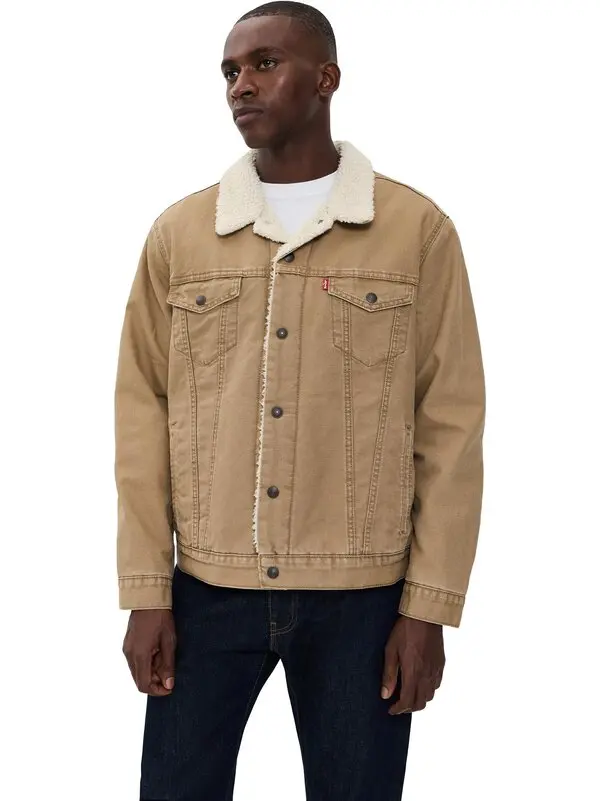 LEVI'S Type 3 Sherpa Trucker Jacket - Ermine