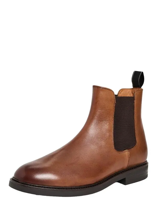 Ralph Lauren Asher Leather Chelsea Boots - Tan