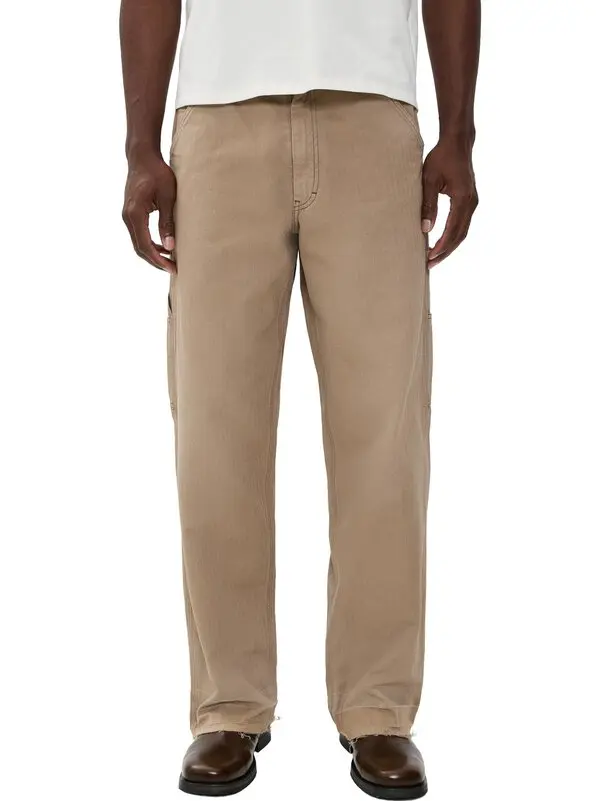 MAISON MARGIELA Canvas Work Pants - Stone Washed Beige