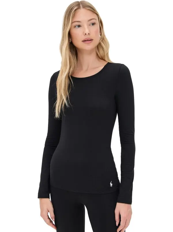 Ralph Lauren Base Layer Long Sleeve Shirt - Onyx