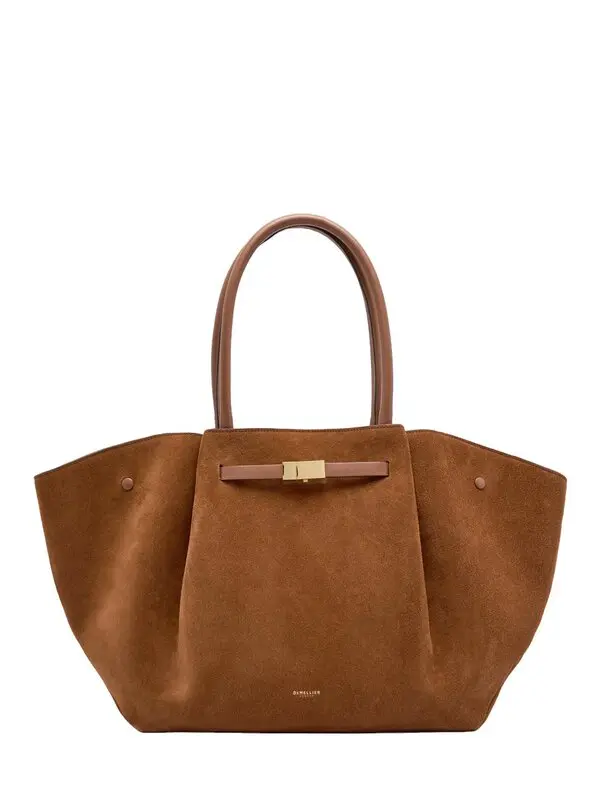 DEMELLIER New York Suede Tote - Tan