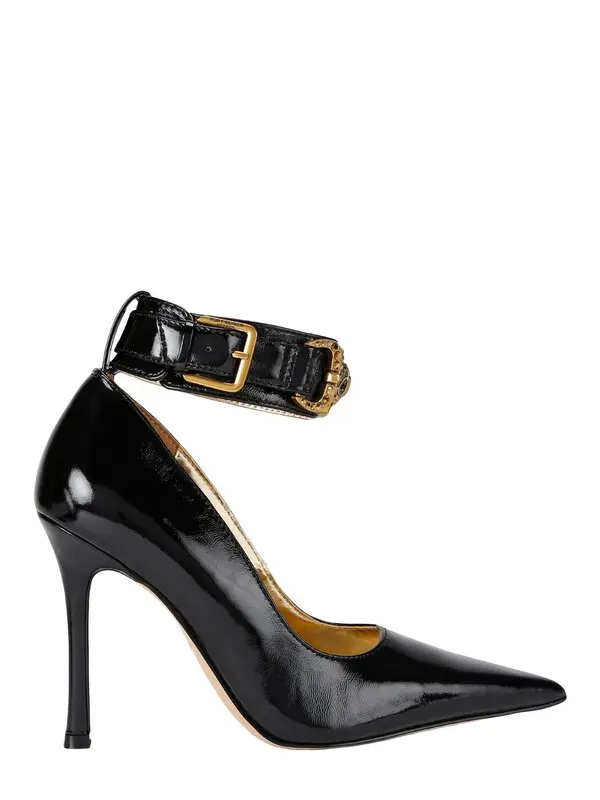 Kurt Geiger Patent Leather Mansion Pumps - Black