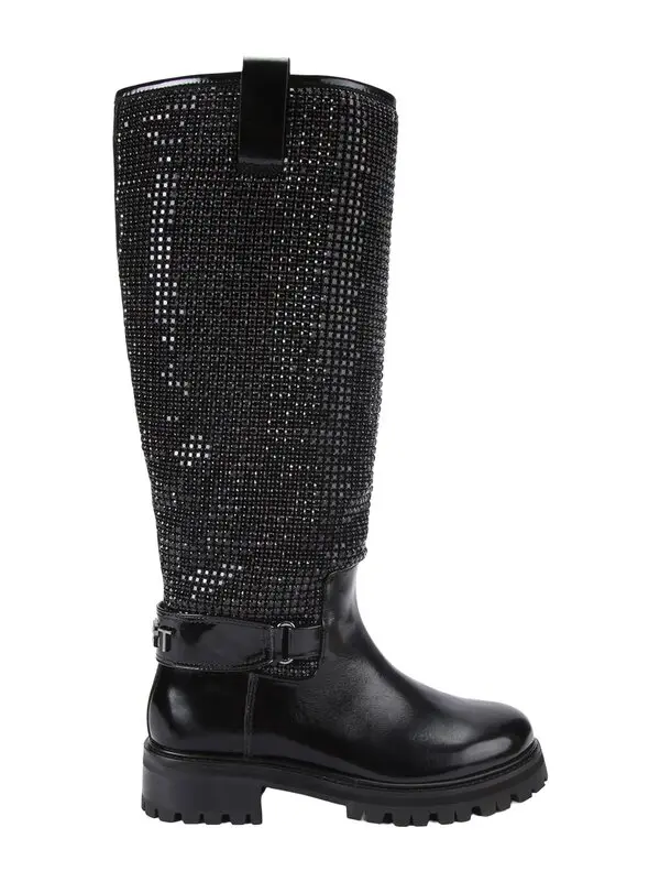 Kurt Geiger Leather Knee-high Boots - Black