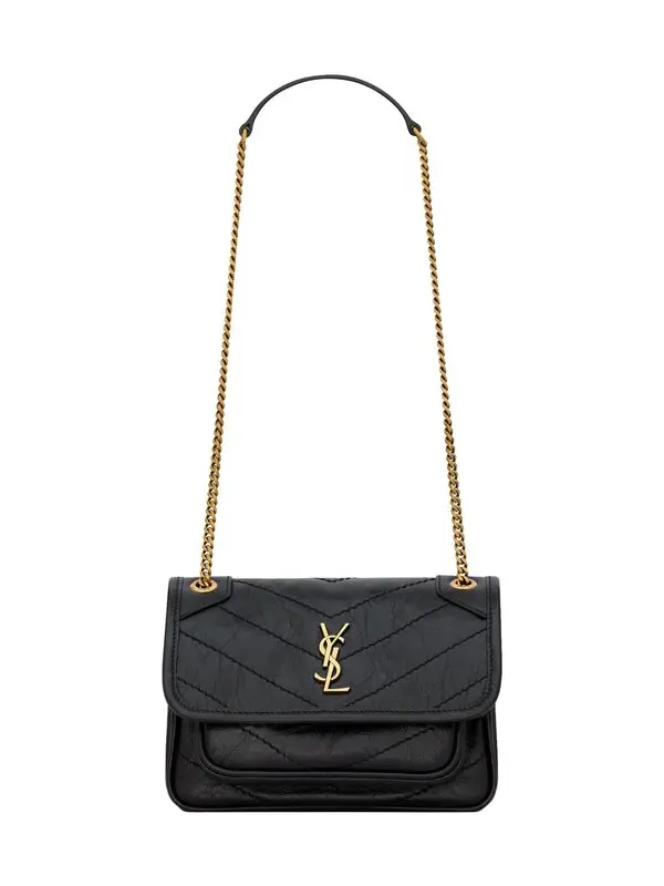 Saint Laurent Mini Niki Shoulder Bag - Black