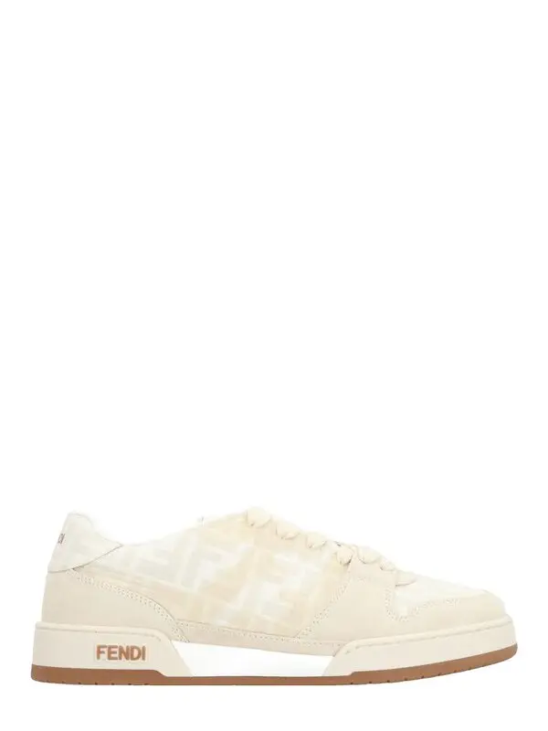 Fendi Match Low-top Sneakers - White