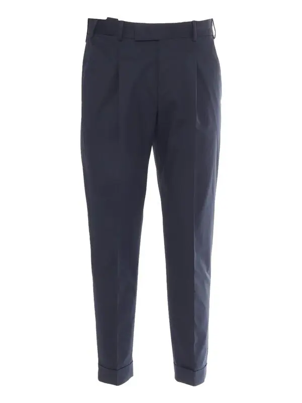 PT TORINO Rebel 1 Pleat Trousers - Blue