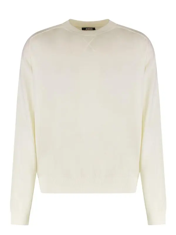 Jacquemus Sweater With Round Neck - Beige