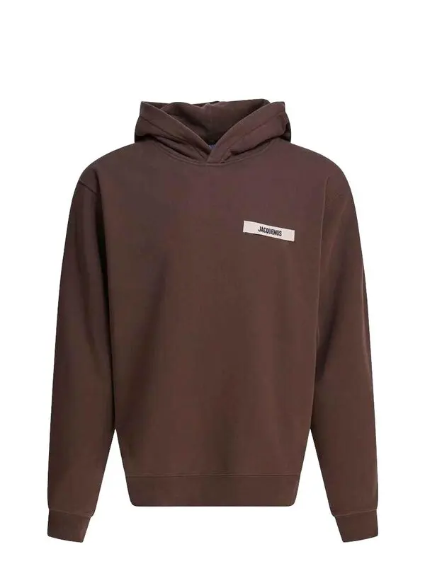 Jacquemus Le Hoodie Gros Grain - Brown