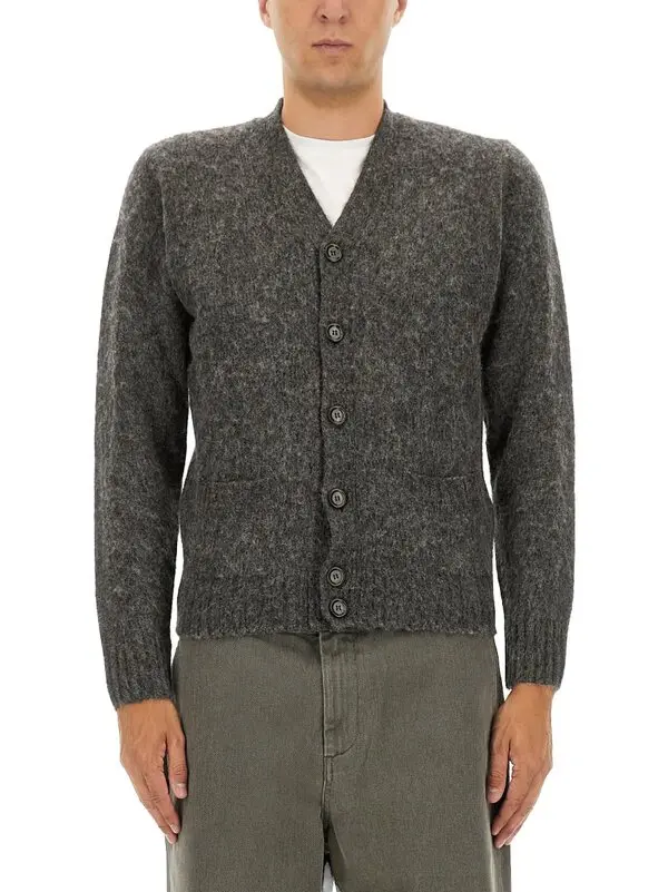 Aspesi Knitted Cardigan - Grey