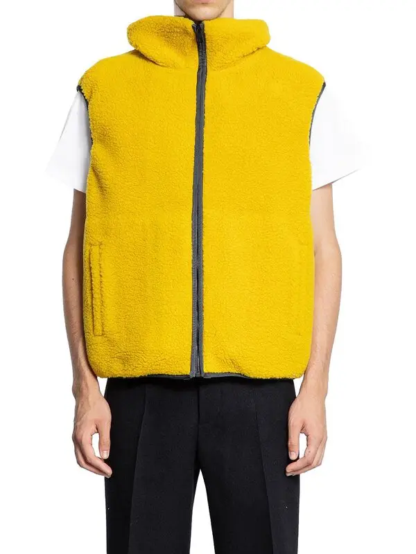 Givenchy Sleeveless Fleece Blouson - Yellow