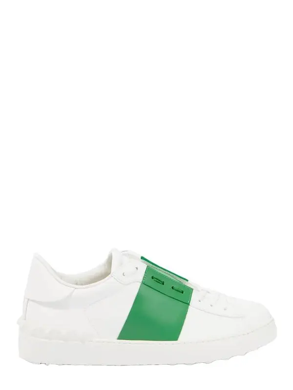 Valentino Garavani Rockstud Leather Sneakers - White