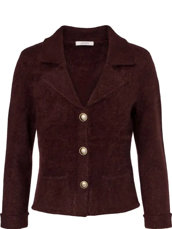 Dorothee Schumacher Buttoned Wool & Cashmere Jacket - Brown