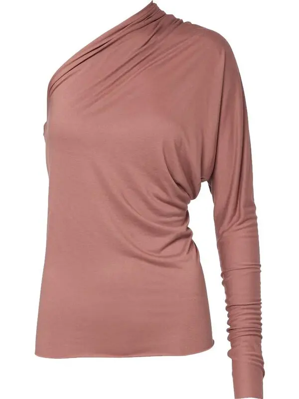 Rick Owens Diana One-shoulder Top - Pink