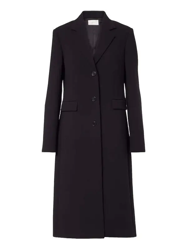 THE ROW Cerys Wool-blend Chesterfield Coat - Black
