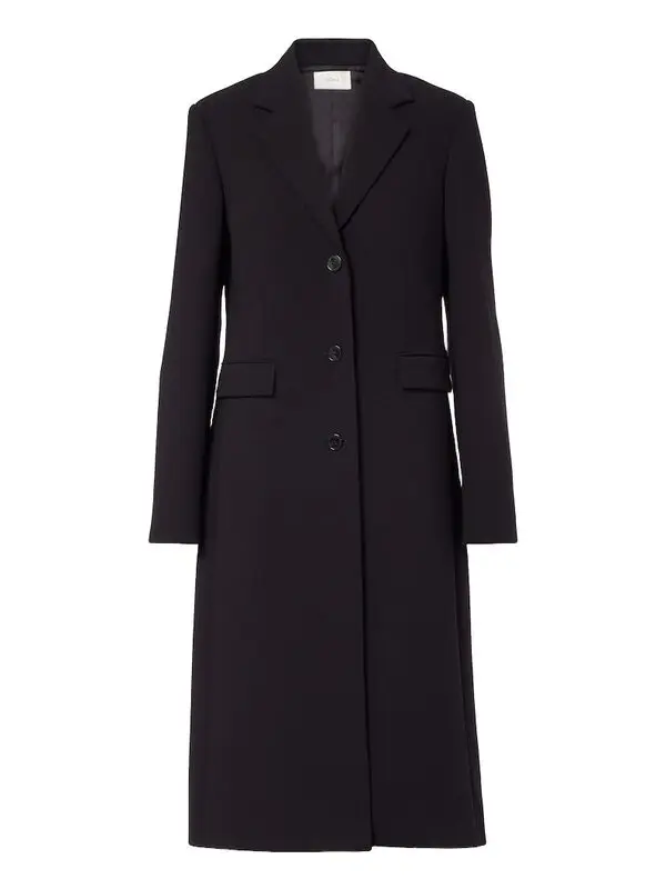 THE ROW Cerys Wool-blend Coat - Black
