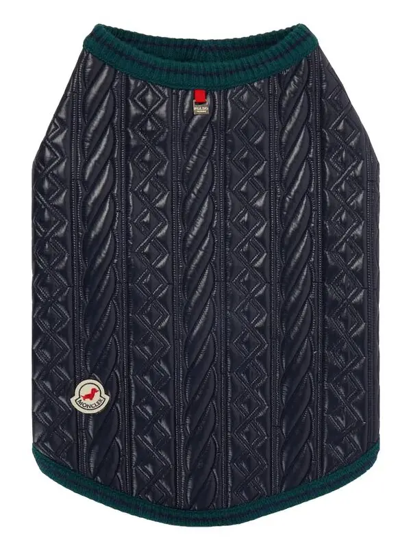 Moncler Poldo Dog Couture Dog Coat - Blue