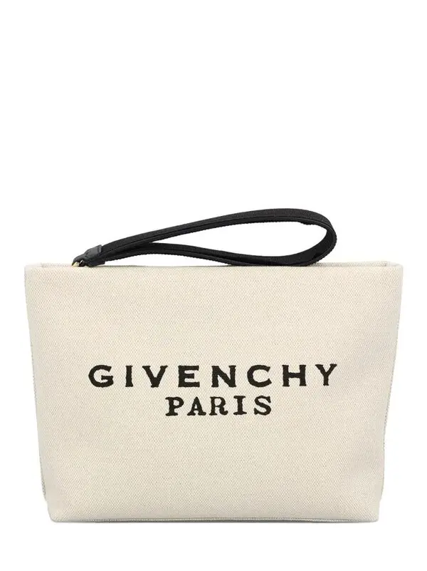 Givenchy Canvas Pouch - Beige