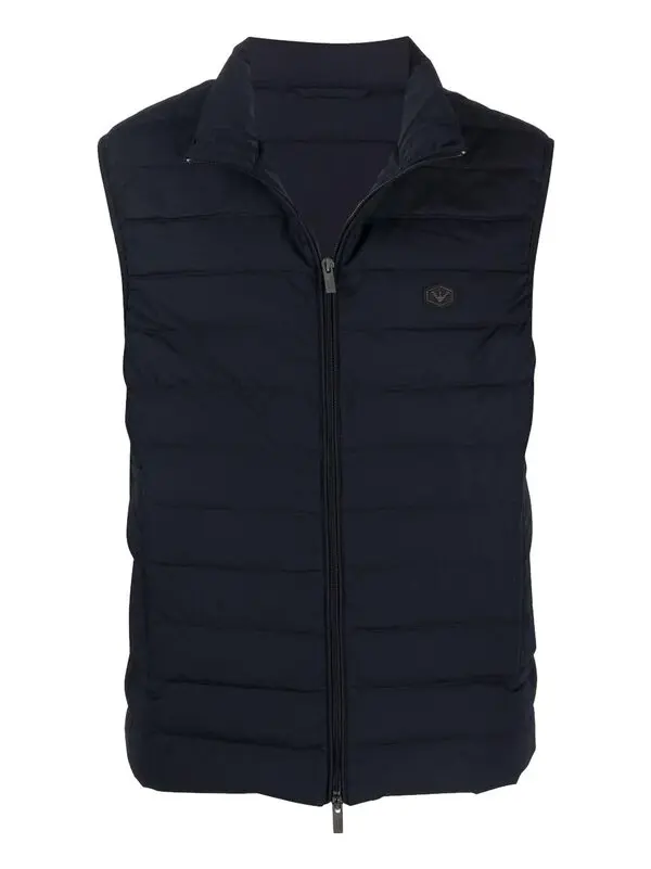 Emporio Armani Nylon Down Vest - Blue